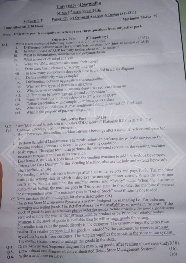 OOAD - Object Oriented Analysis & Design - Shining Study