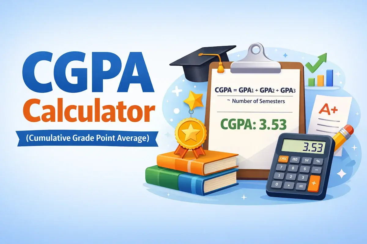 CGPA Calculator Online 2026 | Calculate Cumulative GPA Easily