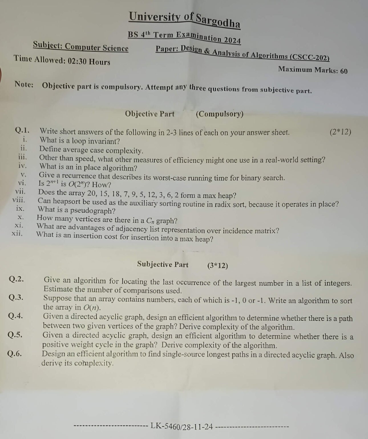 Design and Analysis of Algorithm - Shining Study