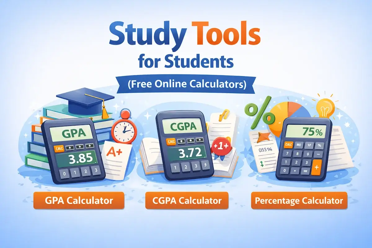 Study Tools for Students | Free Online Calculators 2026